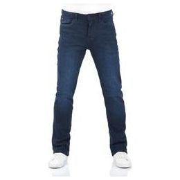 Riverso Jeans Herren Stretch Bootcut RIVFalko Bootcut Blau Normaler Bund Knopfleiste L 36