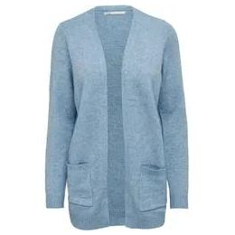 Only Damen Strickjacke ONLLESLY L/S OPEN CARDIGAN Allure W. Melange M