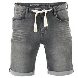 Riverso Herren Jeans Short RIVPaul Regular Fit Regular Fit Grau Reißverschluss W 33