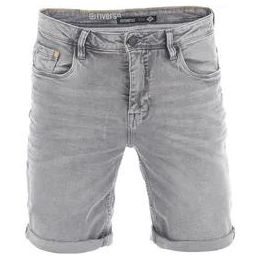 Riverso Herren Jeans Shorts RIVUdo Regular Fit Regular Fit Grau Reißverschluss W 31