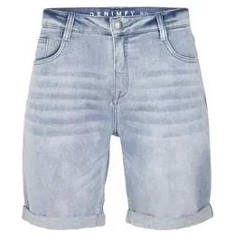 DENIMFY Jeans Shorts Herren Stretch Kurz Regular Fit DFAri Regular Fit Reißverschluss 36