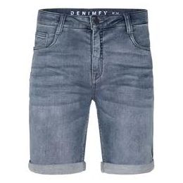 DENIMFY Jeans Shorts Herren Stretch Kurz Regular Fit DFAri Regular Fit Reißverschluss 31