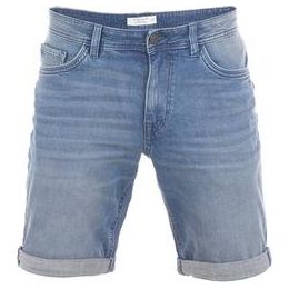 Tom Tailor Jeans Shorts Herren Stretch Kurz Regular Slim Fit Slim Fit Light Blau Normaler Bund Reißverschluss W 31