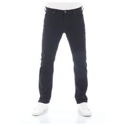 Lee Herren Jeans Stretch Denim Daren Zip Fly Regular Fit Regular Fit Blau Schwarz Normaler Bund Reißverschluss L 32