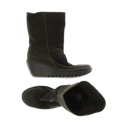 Fly London Damen Stiefelette, grün, Gr. 40