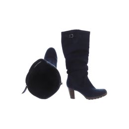 Tamaris Damen Stiefel, blau, Gr. 38