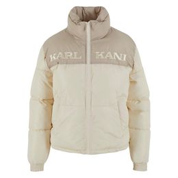 Karl Kani Jacke 'Essential' Damen Gr&ouml;&szlig;e S beige / dunkelbeige Winterjacke