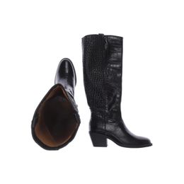 Shabbies Amsterdam Damen Stiefel, schwarz, Gr. 37