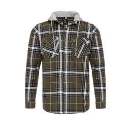 Jacey Quinn Jacke Herren Gr&ouml;&szlig;e XL grau / gr&uuml;n / schwarz / wei&szlig;