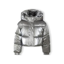 MINOTI Winterjacke M&auml;dchen Gr&ouml;&szlig;e 146/152 silbergrau