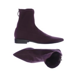 Zara Damen Stiefelette, bordeaux, Gr. 37