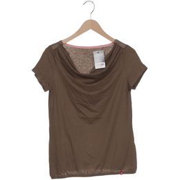 EDC by Esprit Damen T-Shirt, braun, Gr. 42