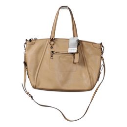 Coach Damen Handtasche, beige, Gr.