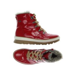 Jana Damen Stiefelette, rot, Gr. 39