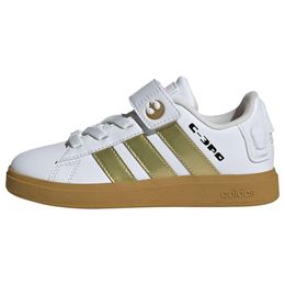 adidas Sportswear Sneaker 'Adidas x Star Wars Grand Court 2.0' Jungen Größe 29 gold / schwarz / weiß