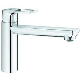 Grohe BauLoop Spültisch-Einhebelmischer 31706000 chrom, schwenkbarer, mittelhoher Auslauf