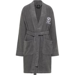 Carlo Colucci Short Bathrobe 'Vita' female Grey size M