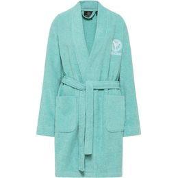Carlo Colucci Short Bathrobe 'Vita' female Green size S