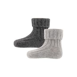 Ewers Socken M&auml;dchen Gr&ouml;&szlig;e 31/34 grau / dunkelgrau