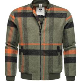 Ragwear Jacke 'Merrbo' Herren Gr&ouml;&szlig;e L anthrazit / oliv / orange