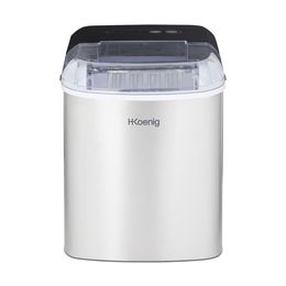 H.Koenig Eiswürfelmaschine ICEK12 - 12 kg pro Tag, Produktionszeit 10-13 min. 2 Eiswürfelgrößen