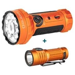 Olight Marauder Mini Leistungsstarke LED Taschenlampe mit 7000 Lumen 600 Meter Bundle