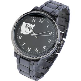 Super Mario Buu-Huu Armbanduhren schwarz silberfarben GSM8026EMP