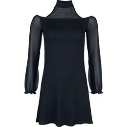Outer Vision Dress Rocio Kurzes Kleid schwarz in L 16176-OV Woman's Dress Rocio solid black