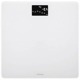 Withings Body Körperanalysewaage digital Wägebereich (max.)=180 kg Weiß Mit Bluetooth, Wetteranzeige