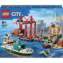 Lego City 60422 LEGO® CITY Hafen mit Frachtschiff