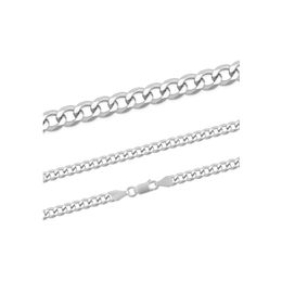 Firetti Damen Kette ohne Anhänger "Schmuck Geschenk Silber 925 Halsschmuck Halskette Panzerkette", 45, Silber 925 (Sterlingsilber), B: 5,1mm, silber,
