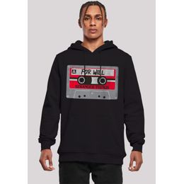 F4NT4STIC Herren Kapuzenpullover "Stranger Things Cassette For Will Netflix", schwarz, Gr. XS, Obermaterial: 65% Baumwolle, 35% Polyester, Pullover,