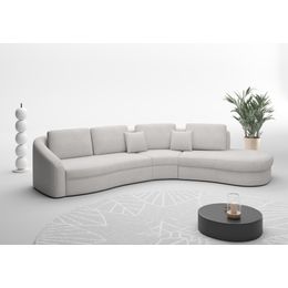 Sit & More Ecksofa SIT & MORE, B:366cm H:88cm T:230cm, beige, 100% Polyester, Wohnzimmer, Sofas, "Jazz L-Form", In weiteren Gr&ouml;&szlig;en erh&auml;ltlich