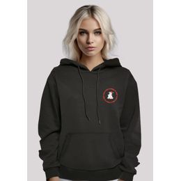 F4NT4STIC Damen Kapuzenpullover "Sansta Paws Christmas Cat Breast", schwarz, Gr. S, Obermaterial: 65% Baumwolle, 35% Polyester, Pullover, Premium