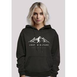 F4NT4STIC Damen Kapuzenpullover "Lost in nature", schwarz, Gr. S, Obermaterial: 65% Baumwolle, 35% Polyester, Pullover, Hoodie, Warm, Bequem