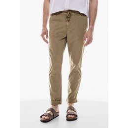 Street One MEN Herren Chinos, beige, Gr. 34, unifarben, Web, 98% Baumwolle, 2% Elasthan, Hosen, Middle Waist