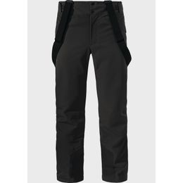 Sch&ouml;ffel SCH&Ouml;FFEL Damen Latzhose "Ski Pants Style Mountet MNS", schwarz, Gr. 48, Oberstoff : Aussenseite: 85% Nylon 15% Elasthan (Membran: Polyurethan) Futter