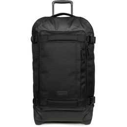 Eastpak Damen Reisetasche "TRANVERZ L", schwarz, Nylon, Taschen, mit 2 Rollen, enthält recyceltes Material (Global Recycled Standard)