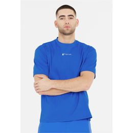 Virtus Herren Funktionsshirt "Deran", blau, Gr. L, bedruckt, 53% Baumwolle, 30% Polyester, 17% Elasthan, Shirts, mit stylisch bedruckter R&uuml;ckseite