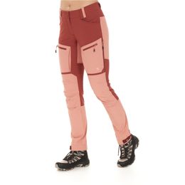 WHISTLER Damen Softshellhose "Kodiak", rot, Gr. 44, mehrfarbig, 94% Nylon, 6% Elasthan, Hosen, mit praktischen Taschen