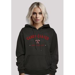 F4NT4STIC Damen Kapuzenpullover "Weihnachten Candy Coated Christmas", schwarz, Gr. XS, Obermaterial: 65% Baumwolle, 35% Polyester, Pullover,