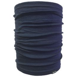 BULA Herren Modeschal "Wool Tube WEB", blau, unifarben, 100% Wolle, Modet&uuml;cher, mit hochwertiger Woll-Verarbeitung