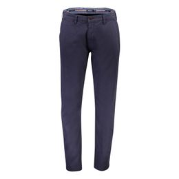 Bison Herren Chinos "Bison Chinos", blau, Gr. 32, Obermaterial: 98% Baumwolle, 2% Elasthan, Hosen