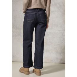 Cecil Damen Weite Jeans, blau, Gr. 36, unifarben, Jeans, 82% Baumwolle, 16% Polyester, 2% Elasthan , Jeans, 5-Pocket-Style