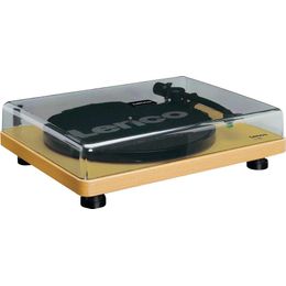 Lenco Plattenspieler "L-30 WOOD", B:41cm H:12cm T:32cm, braun, Plattenspieler