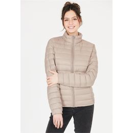 WHISTLER Herren Steppjacke "Tepic W Pro-lite", beige, Gr. 34, kariert, unifarben, 100% Nylon, Jacken, mit Kinnschutz und kuscheliger Wattierung