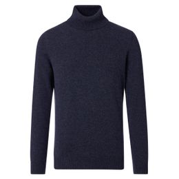 Venti Herren Rollkragenpullover "Venti Rollkragenpullover uni", blau, Gr. XXL, 80% Wolle, 20% NY, Pullover