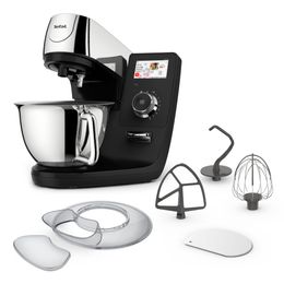 Tefal Küchenmaschine "QB950D I-Coach Touch", B:36cm H:35cm T:46cm, schwarz, Küchenmaschinen, 21 Automatikprogramme, intuitives digitales Coaching,