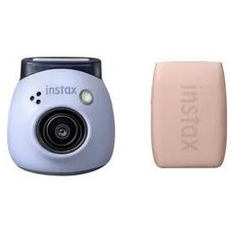 Fujifilm INSTAX PAL Digitalkamera, Lavendelblau + Drucker mini Link 3, Rose Pink | ✔️ + 100 € gratis Geschenkbox