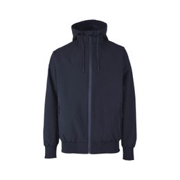 Cleptomanicx Herren Outdoorjacke "Simplist", blau, Gr. L, unifarben, 100% Polyester, Jacken, mit getapten Nähten